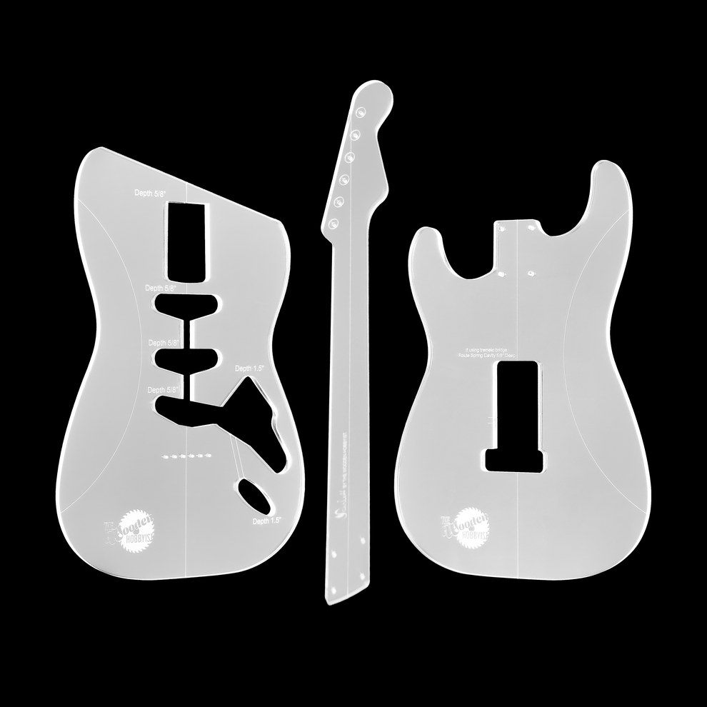 Stratocaster Guitar Making Templates - Precision Router Templates ...